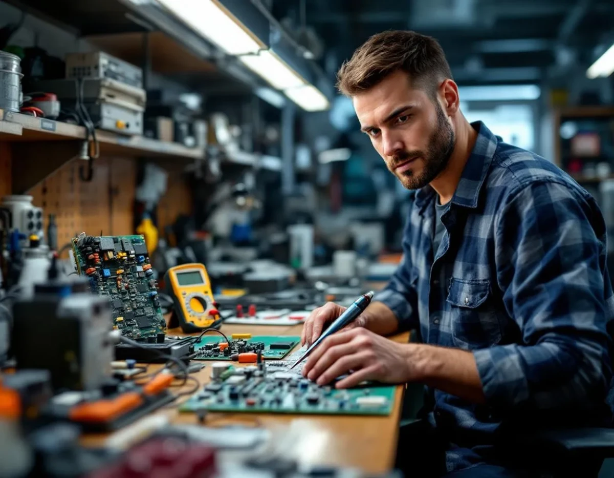 Maintenance et réparation d'équipements électroniques professionnels ...